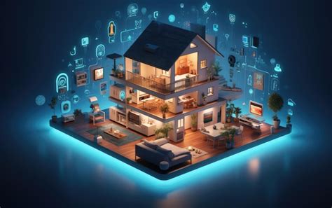 Hub Managing Connected Devices Premium Ai Generated Image