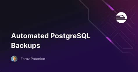 Automated Postgresql Backups