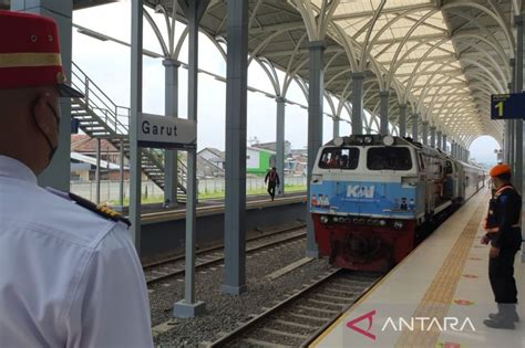 Jalur Kereta Api Stasiun Garut Cibatu Mulai Diuji Coba Sebelum Resmi