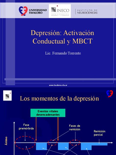 Clase Activacion Conductual Tc3g Ac Y Mbct Pdf Trastorno