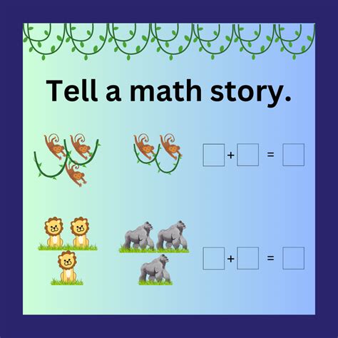 Tell A Math Story Little Lions Learn