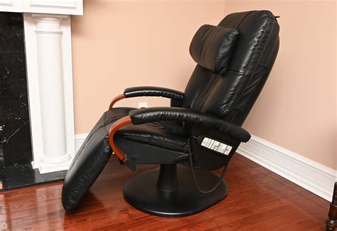 Interactive Health Leather Massage Chair Model Number HTT C Auctionninja Com