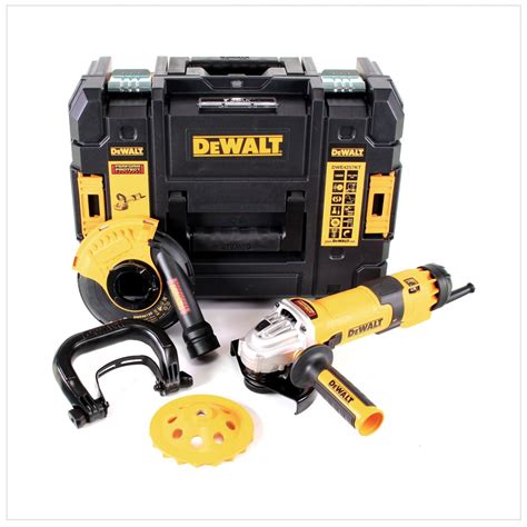 Dewalt DWE4257KT-QS Meuleuse ø125mm 1500W Avec Kit Surfaçage
