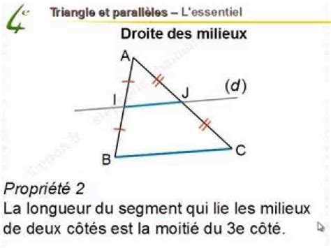 Maths 4ème Triangle et parallèles Mathématiques quatrième YouTube