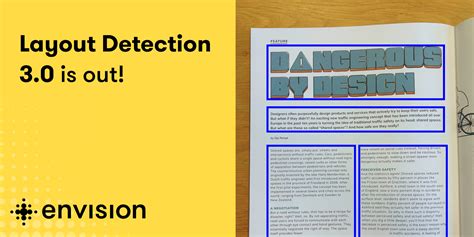 Discover The Power Of Layout Detection On Envision Glasses And App