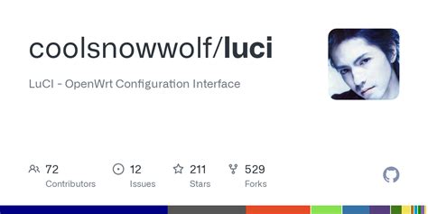 GitHub Coolsnowwolf Luci LuCI OpenWrt Configuration Interface