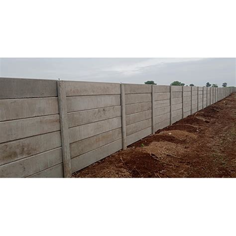 Rcc Security Compound Wall 7 Ft Plank Length 2 Inch Thickness 1 Ft