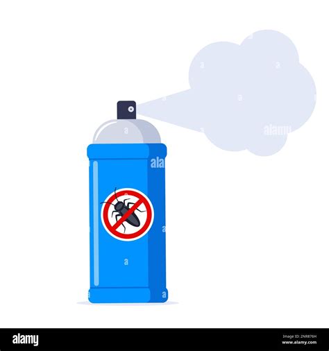 Repellent Spray In The Blue Bottle Protection From The Cockroach And
