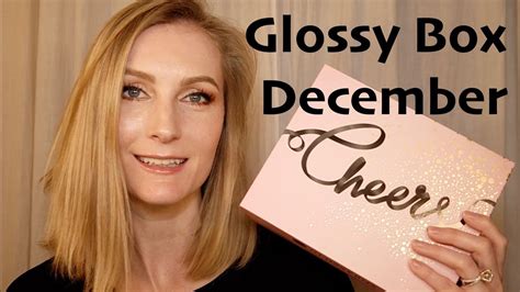 Glossybox December Unboxing Try On YouTube