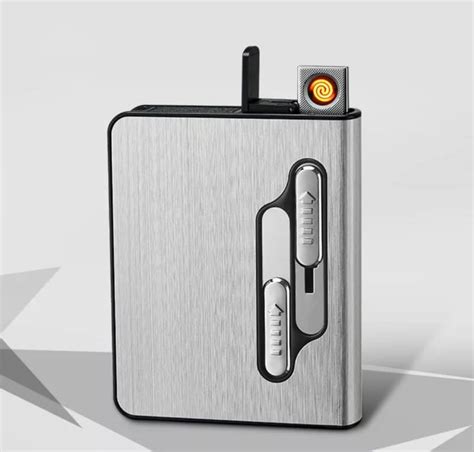 Buy Aluminum Usb Electronic Cigarette Case Charging Lighter Best