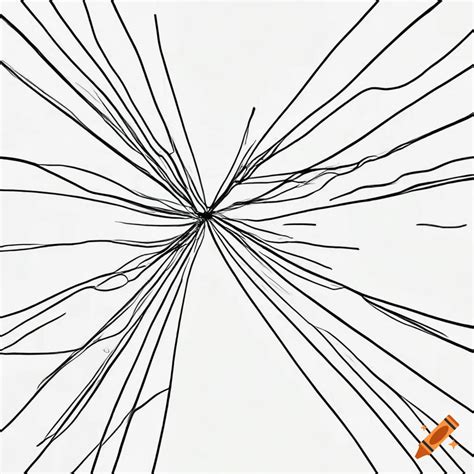 One Line Drawing Of A Beam Of Light On Craiyon