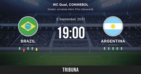 Brazil Vs Argentina Live Score Stream And H2h Results 9222022