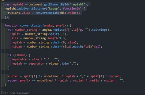 Input Format Rupiah Codeigniter 3 Sumber Informasi Teknologi Kamu