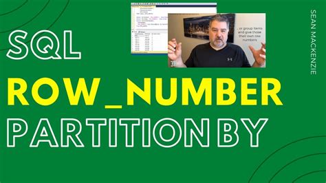 How To Add A Row Number To Your Sql Query Using Row Number And Partition By Youtube