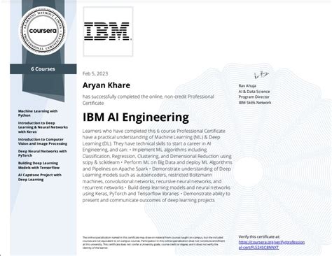 Aiengineering Ibm Coursera Artificialintelligence Machinelearning