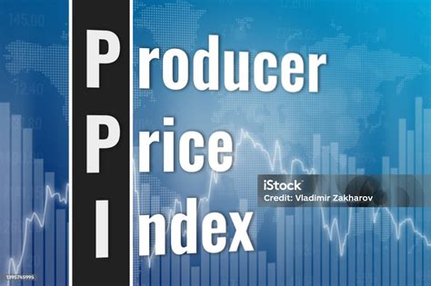 파란색 금융 배경에 단어 Ppi 3d 렌더링 부드러운 초점 세계 경제 개념 가격에 대한 스톡 벡터 아트 및 기타 이미지 Istock