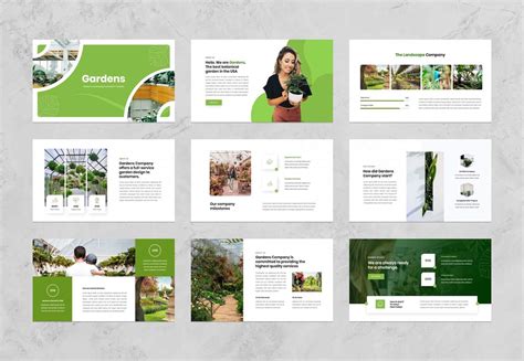 Garden And Landscaping Powerpoint Presentation Template Graphue