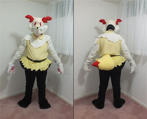 Braixen Cosplay Wip 4 Front And Back By Unownace On Deviantart