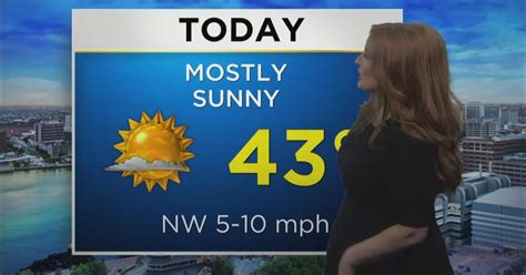 Meteorologist Meg Mcnamara Has Your Tuesday Morning Forecast Cbs