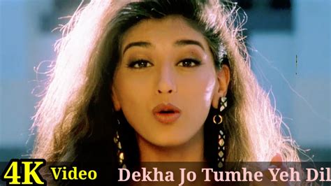 Dekha Jo Tumhe Yeh Dil 4k Video Song The Don Sonali Bendre Jugal