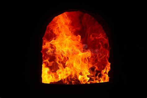 Flame In The Incinerator Stock Image Image Of Bonfire 142854171