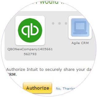 QuickBooks Integration Agile CRM