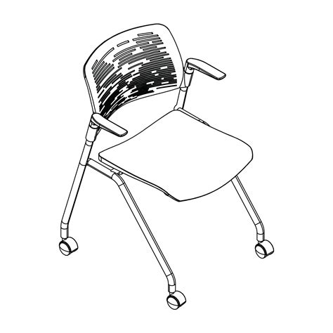 Data Stackable Classroom Chair With Cushion Featherlite Furniture