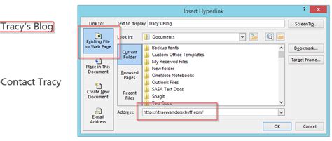 microsoft 365 day 45 create hyperlinks in office documents tracy van