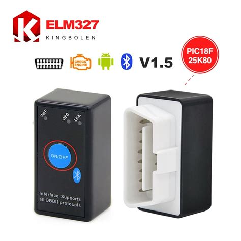 V1 5 МИНИ Elm327 Bluetooth с Выключателем Питания Elm 327 Версия 1 5 Obd2 Obdii для Android