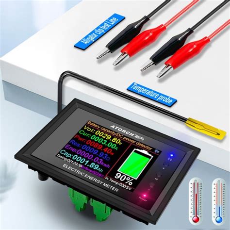 DT24 HD IPS Bluetooth Digital Display DC Power APP Voltmeter Ammeter