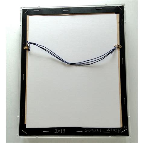 奥行きのある頭蓋骨の絵画 アート 原画 アクリルフレーム モノクロ ペン画 描キクケコ Booth