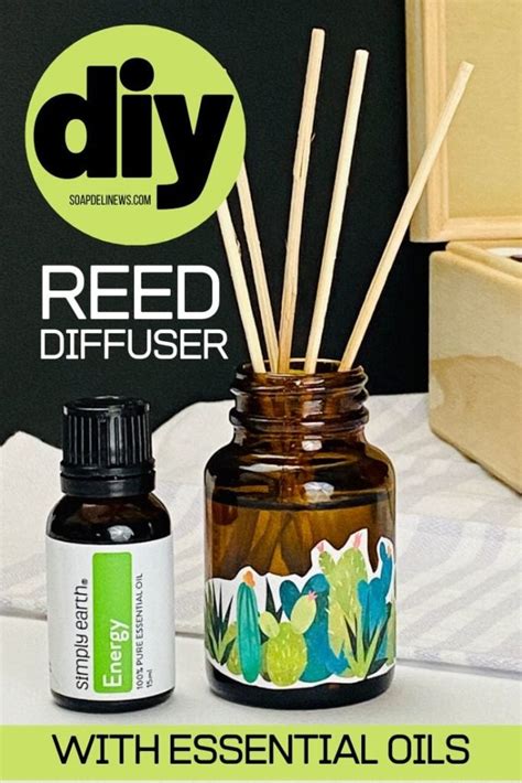 DIY Reed Diffuser With Essential Oils For Natural Non Toxic Home Fragrances