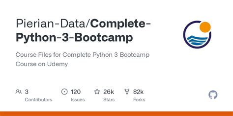 actions · pierian data complete python 3 bootcamp · github
