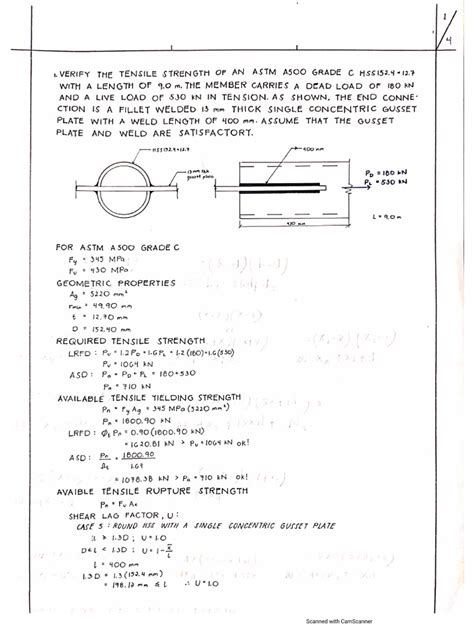 Steel Design Tensile Strength Nscp 2015 Pdf