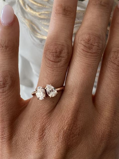 Two Stone Diamond Engagement Ring Bling Advisor Product Small