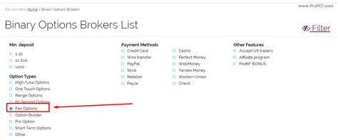 Introduction To Pair Options Trading ProfitF Website For Forex