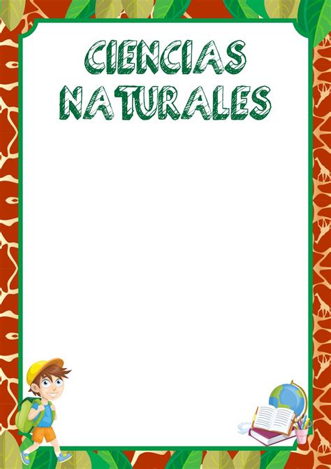 Portadas De Ciencias Naturales ~ Recursos Educativos Para Maestros