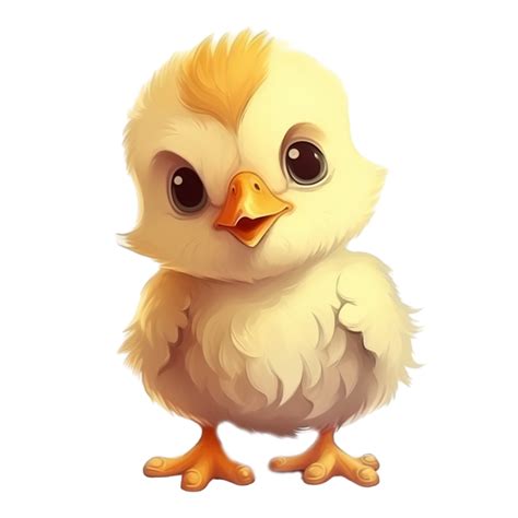 Cute Yellow Chicken 22718877 Png