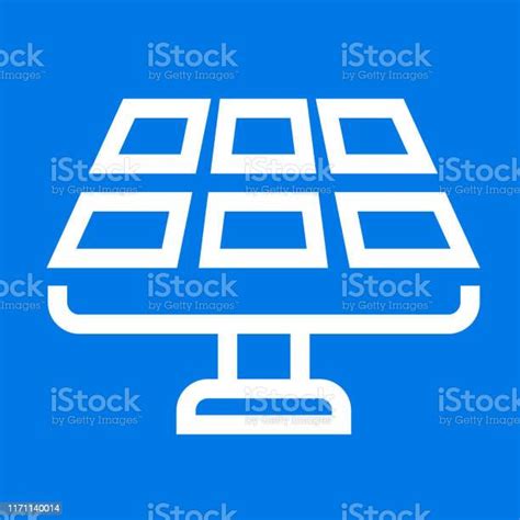 太陽能電池板能源圖示向量圖形及更多單線圖片 單線 圖示 太陽能 Istock