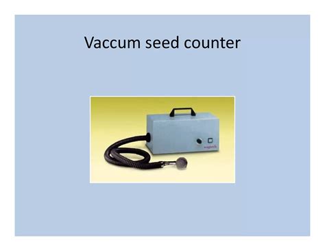 Seed Physical Purity Germination Tests PDF