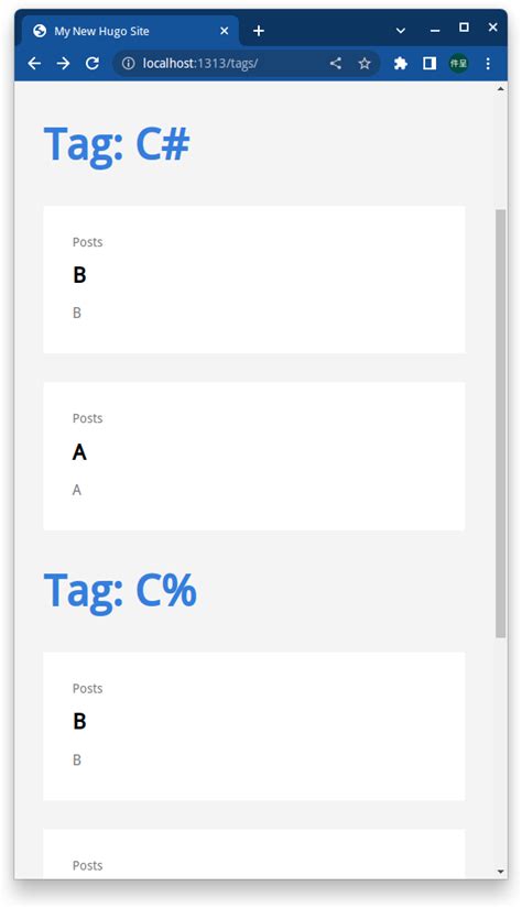Taxonomies Not Generating As Expected · Issue 10598 · Gohugoiohugo