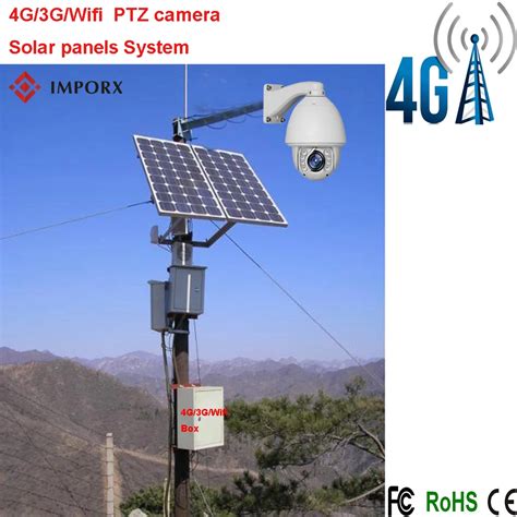 Hot Sell G G WIFI CCTV PTZ IP Camera Security Camera High Speed Dome With Solar Panels