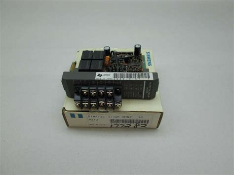 NEW SIEMENS TI NT SIMATIC TI SERIES V AC I O MODULE D Amazon Com