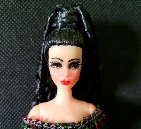 Topper Dawn Pippa Raven Haired Custom Doll Ooak Ebay In 2022 Custom