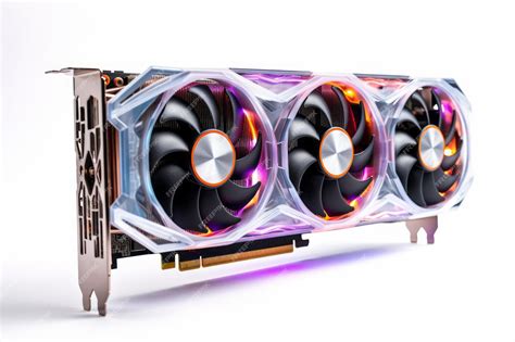 Premium Photo Close Up Of Gpu Graphic Card Unit For Pc Computer Technology Created With