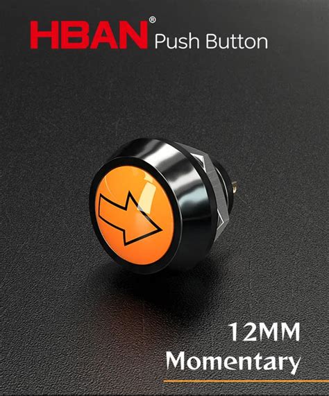 Mini Custom Momentary Push Button Switch Normally Open 12mm Wholesale Push Button Switches