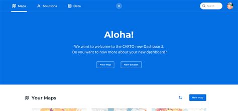 Introducing The New Carto Dashboard 🎉