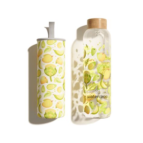 Edition Glass Water Bottle Reusable Waterdrop®