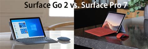 Microsoft Surface Go 2 Vs Surface Pro 7 My Tablet Guide