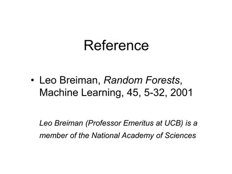 RandomForests In Artificial Intelligence PPT